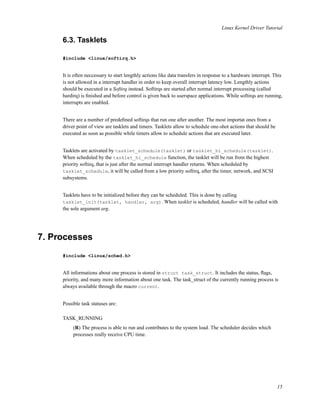 Linux kernel driver tutorial vorlesung | PDF
