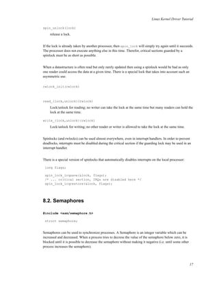 Linux kernel driver tutorial vorlesung | PDF