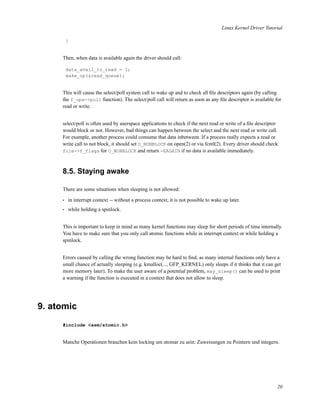 Linux kernel driver tutorial vorlesung | PDF