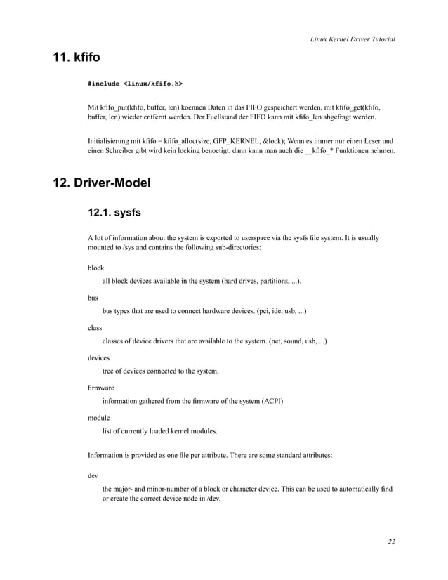 Linux Kernel Driver Tutorial Vorlesung Pdf 
