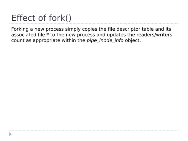 The Linux Kernel Implementation of Pipes and FIFOs | PDF