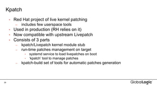 Linux Kernel Live Patching | PDF