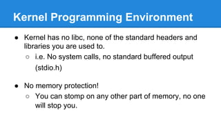 Linux kernel modules | PDF