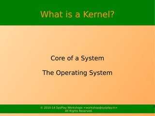 Linux Kernel Overview | PDF
