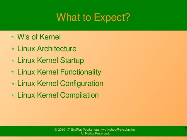 Linux Kernel Overview