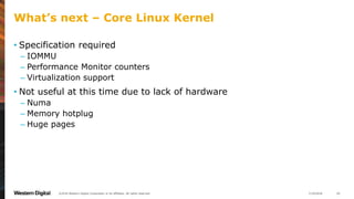Linux kernel status in RISC-V | PPT