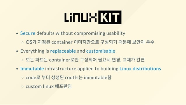 Immutable kubernetes architecture by linuxkit | PDF