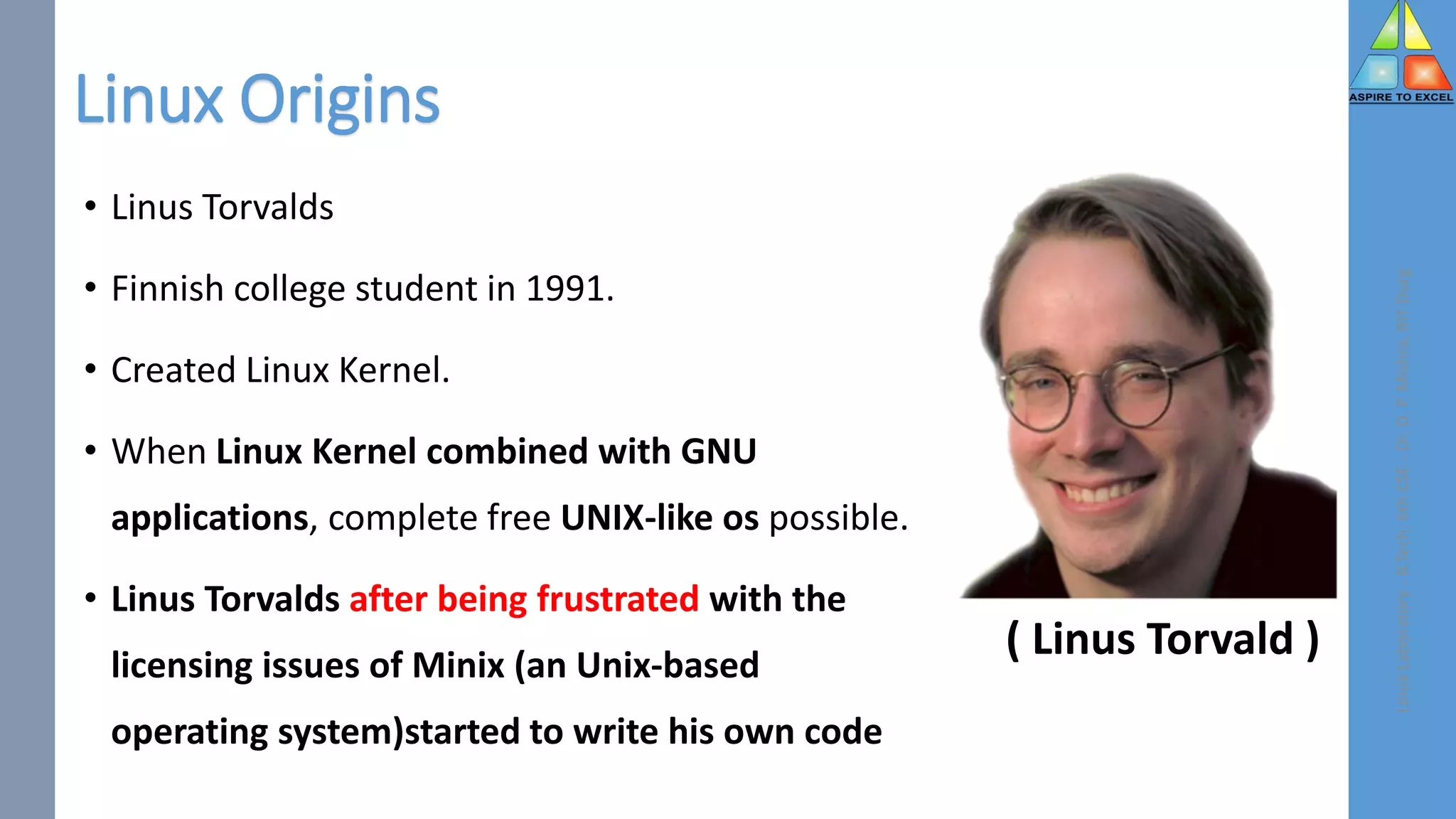 Basics Of Gnu And Linux Ppt