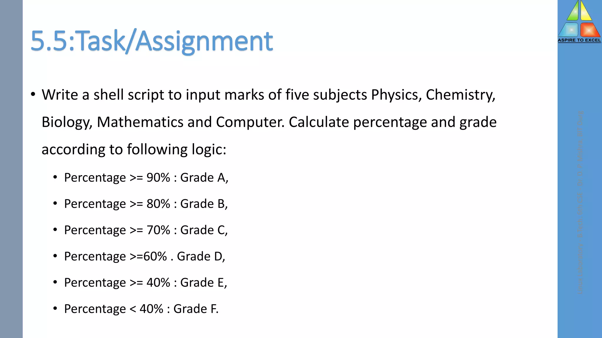 Basic Shell Programs | PPT