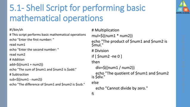 Basic Shell Programs | PPT