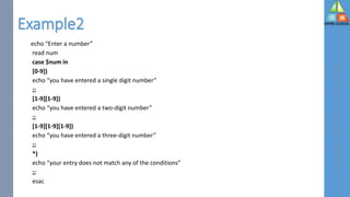 Control flow and related shell cripts | PPT