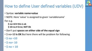 Control flow and related shell cripts | PPT