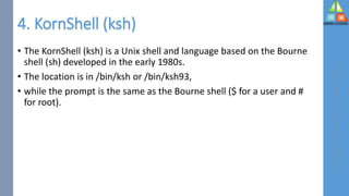 Types of Linux Shells | PDF | Operating Systems | Computer Software and Applications