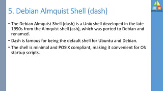 Types of Linux Shells | PDF | Operating Systems | Computer Software and Applications