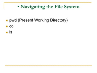 LinuxLabBasics.ppt | Operating Systems | Computer Software and Applications