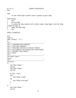 Linux Lab Manual.doc | Operating Systems | Computer Software and Applications