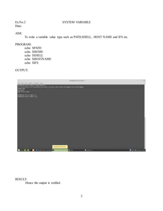 Linux Lab Manual.doc | Operating Systems | Computer Software and Applications