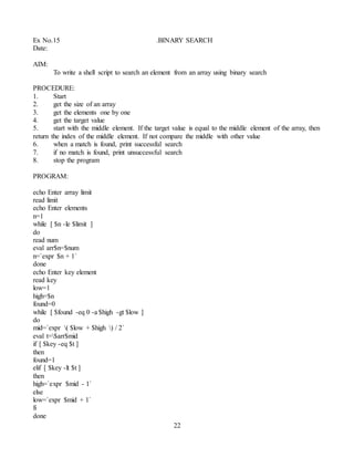 Linux Lab Manual.doc | Operating Systems | Computer Software and Applications