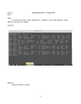 Linux Lab Manual.doc | Operating Systems | Computer Software and Applications