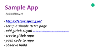 Java App On Digital Ocean: Deploying With Gitlab CI/CD | PPT