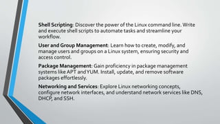 Linux Mastery Course at Jetking: Unleash the Power of Open Source | PPTX