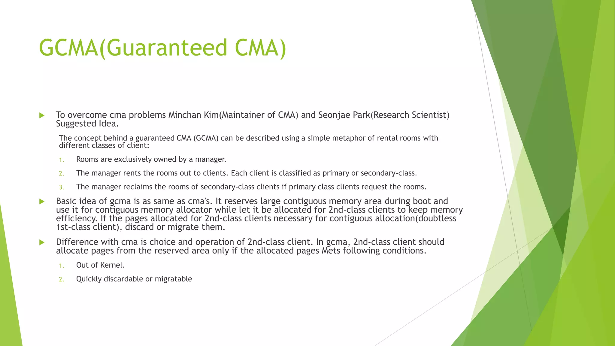 Linux Memory Management with CMA (Contiguous Memory Allocator) | PPTX | Operating Systems ...
