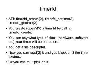 Linux multiplexing | ODP | Operating Systems | Computer Software and Applications