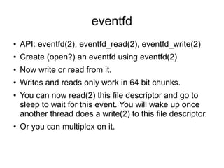 Linux multiplexing | ODP | Operating Systems | Computer Software and Applications