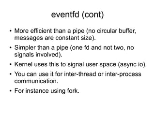 Linux multiplexing | ODP | Operating Systems | Computer Software and Applications