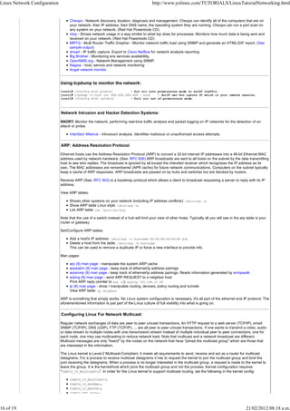 Linux network configuration | PDF | Operating Systems | Computer Software and Applications