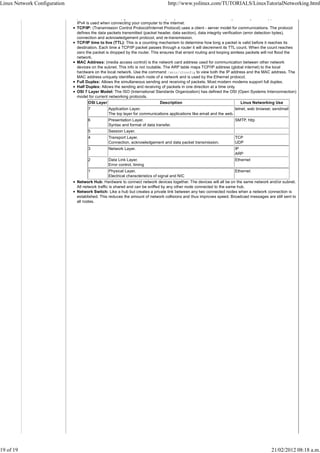 Linux network configuration | PDF