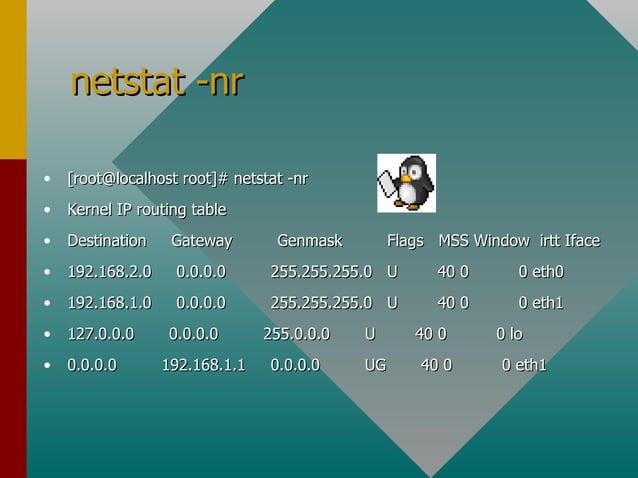 Linux Networking Commands | PPT