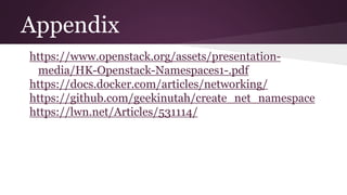 Linux network namespaces | PPT