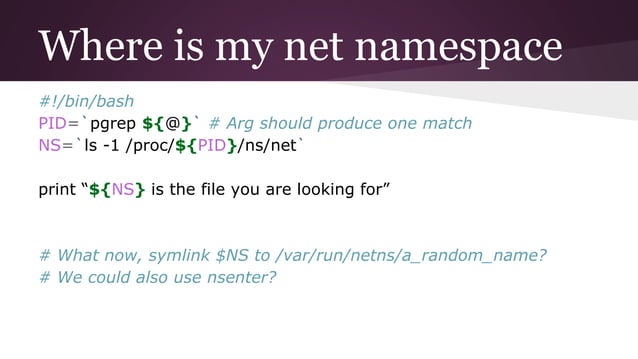 Linux network namespaces | PPT