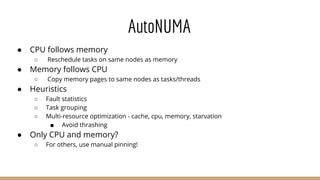 Linux NUMA & Databases: Perils and Opportunities | PDF