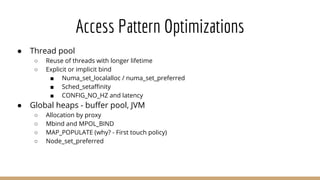 Linux NUMA & Databases: Perils and Opportunities | PDF