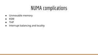 Linux NUMA & Databases: Perils and Opportunities | PDF