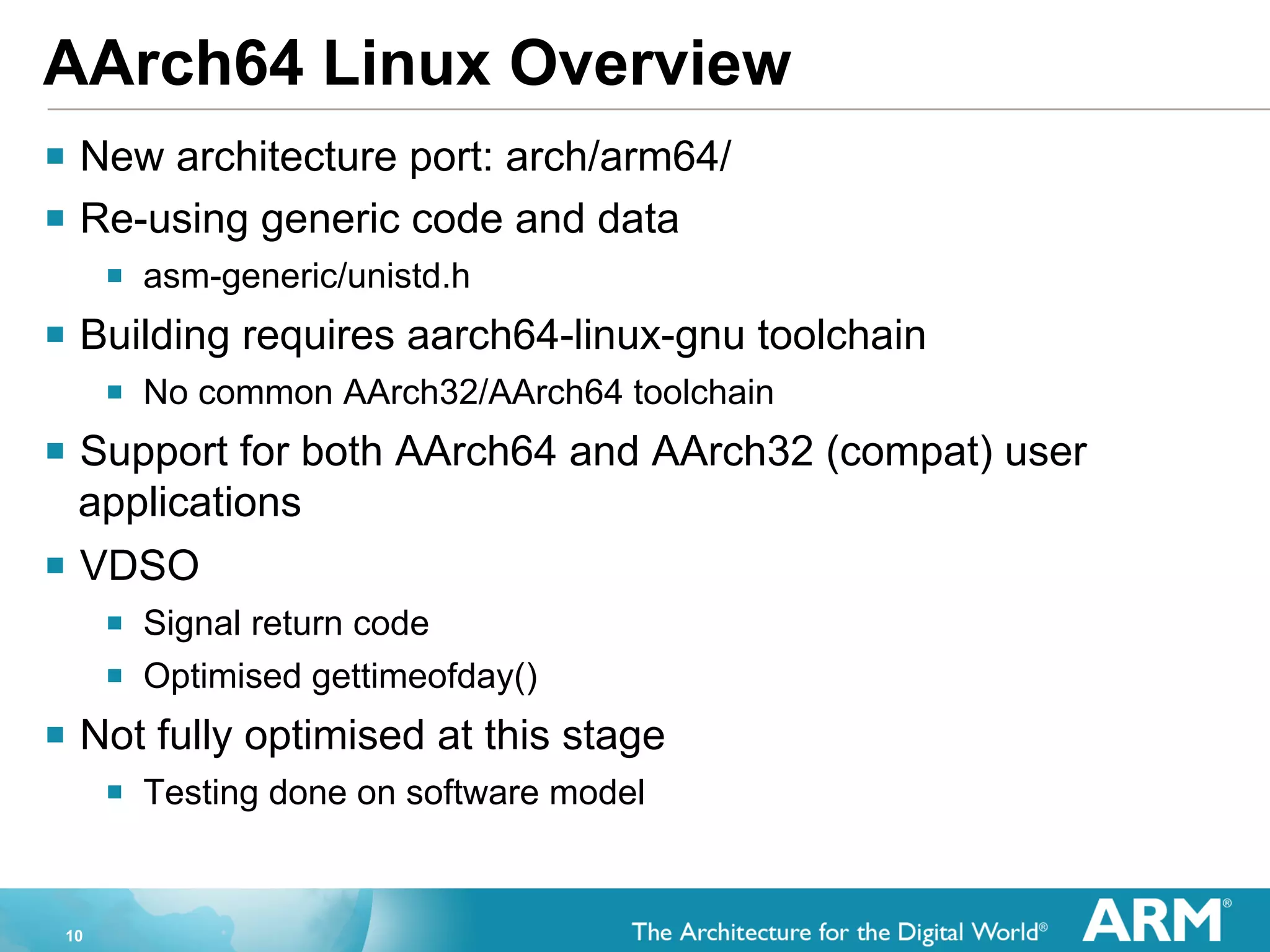 Linux on ARM 64-bit Architecture | PDF