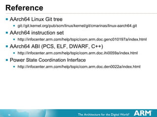 Linux on ARM 64-bit Architecture | PPT
