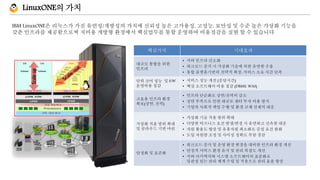 Linux one brief_edm_202002 | PPT