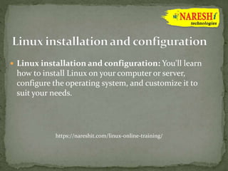 LINUX ONLINE TRAINING | PPT