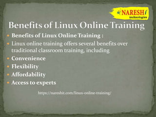 LINUX ONLINE TRAINING | PPT