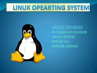 Linux opearting system | PPT