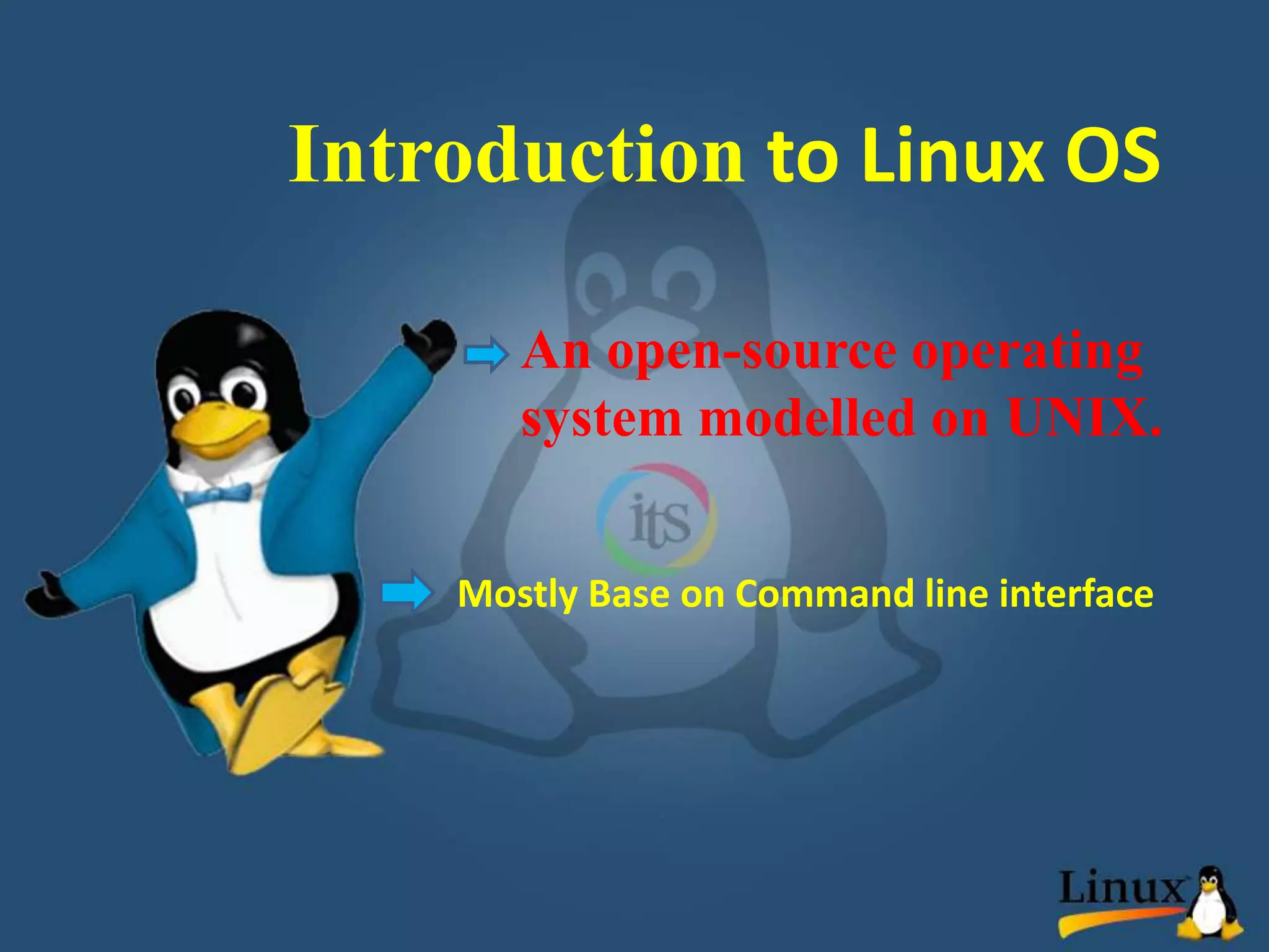 Linux Operating System Pptx Operating Systems Computer Software And Applications