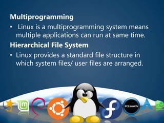 Linux operating system | PPTX | Operating Systems | Computer Software ...