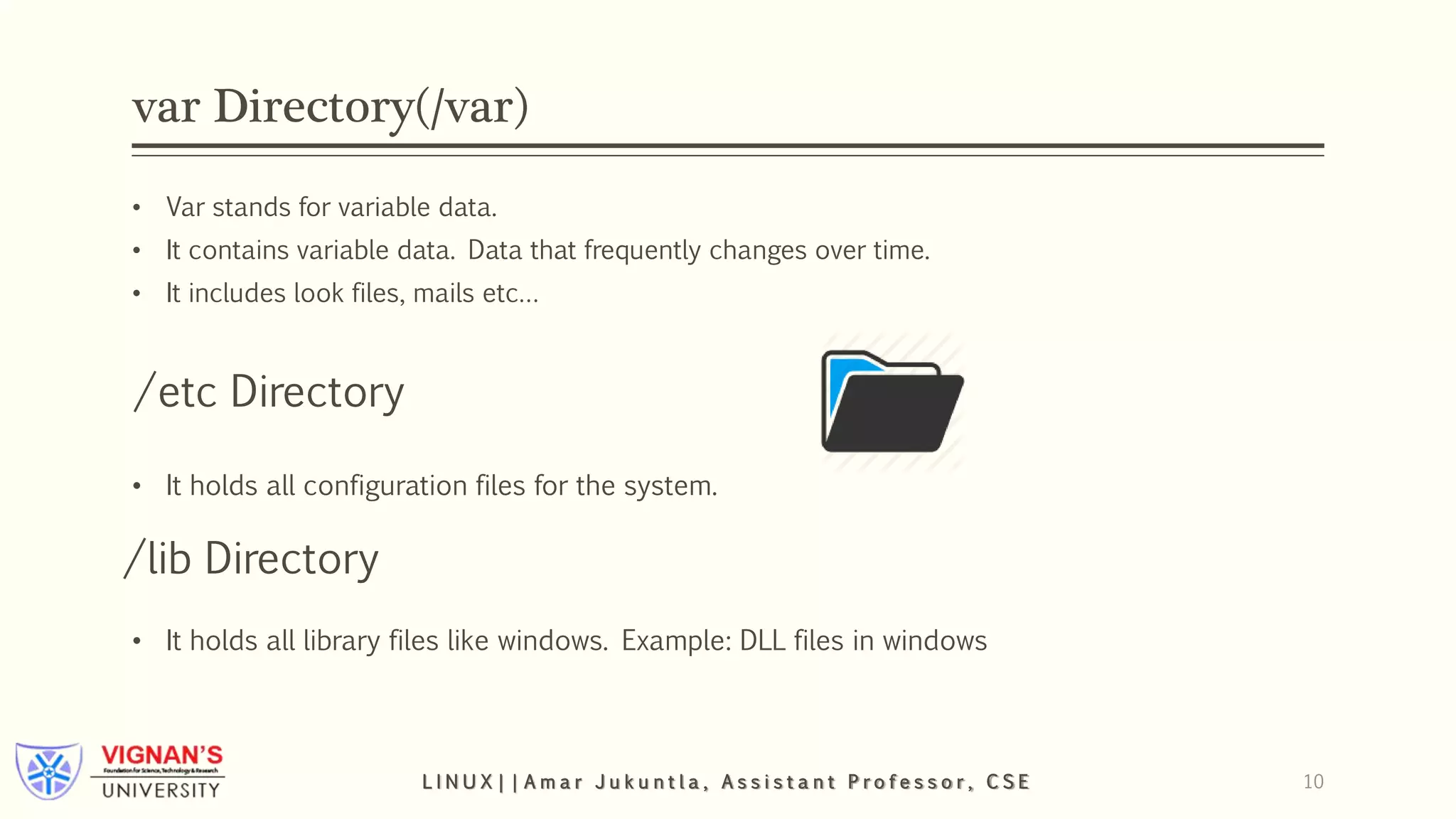 Linux Directory System: Introduction | PPTX