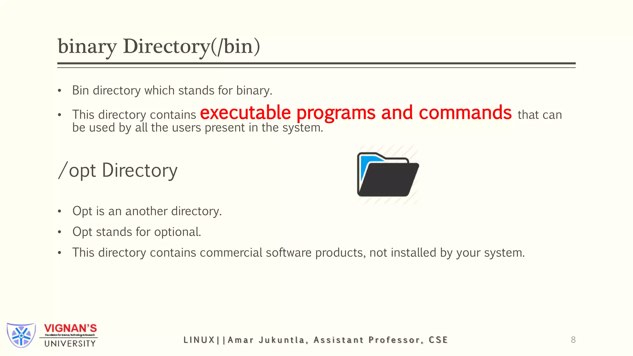 Linux Directory System: Introduction | PPTX