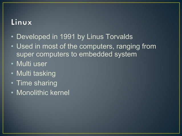 Linux operating system by Quontra Solutions