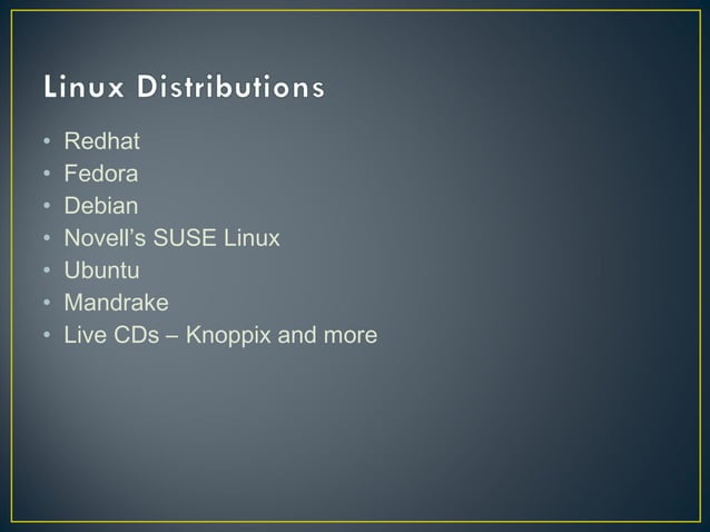 Linux operating system by Quontra Solutions