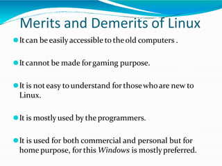 linuxoperatingsystemppt-181008162908.pptx | Computing | Technology ...